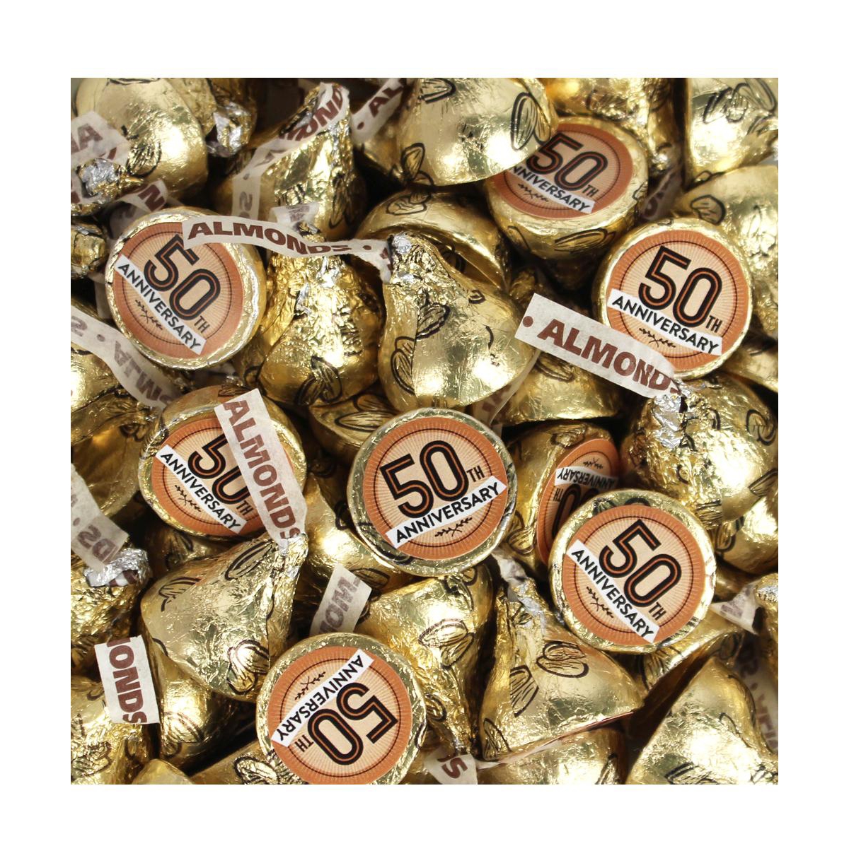 Click here for 100 Pcs 50th Anniversary Gold Candy Hersheys Kisse... prices
