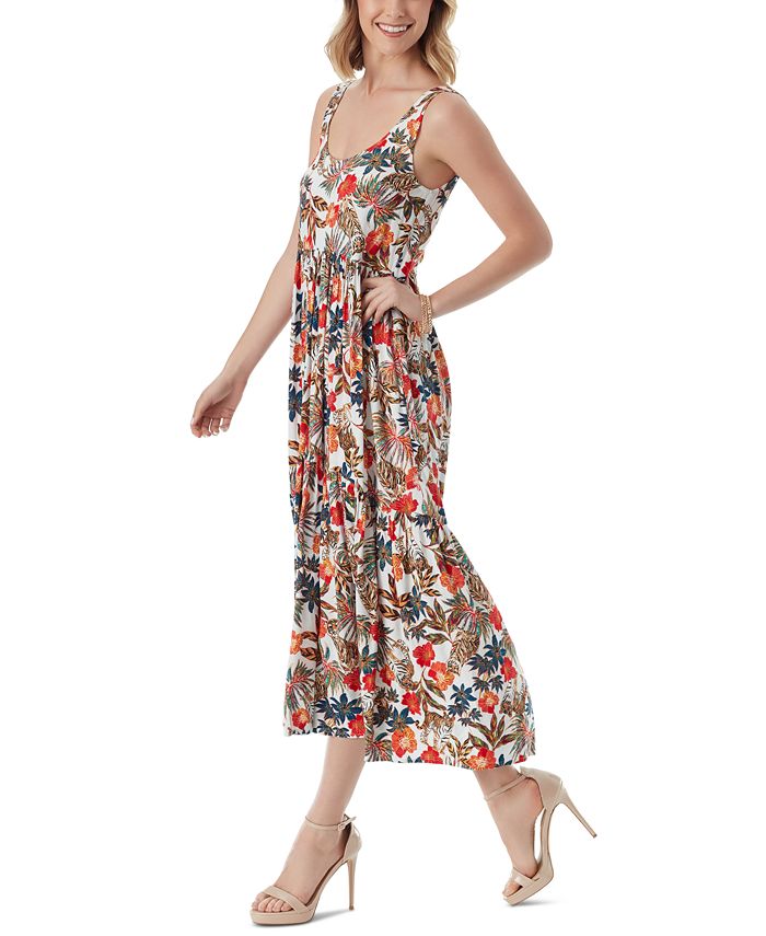 Jessica Simpson Women's Cheryl Printed Tiered Maxi Dress - Macy's