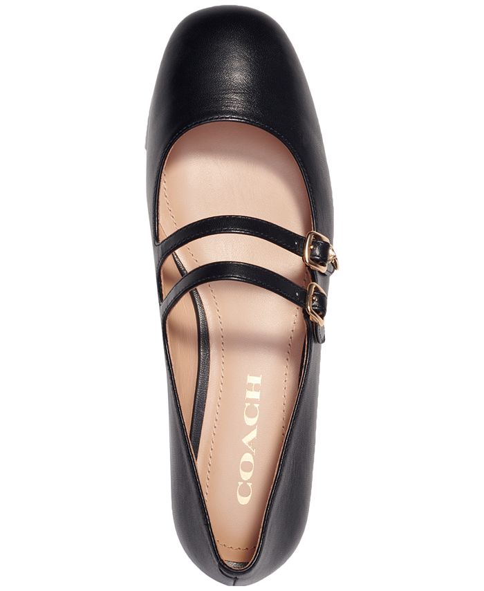 COACH Whitley Mary Jane Ballet Flats - Macy's