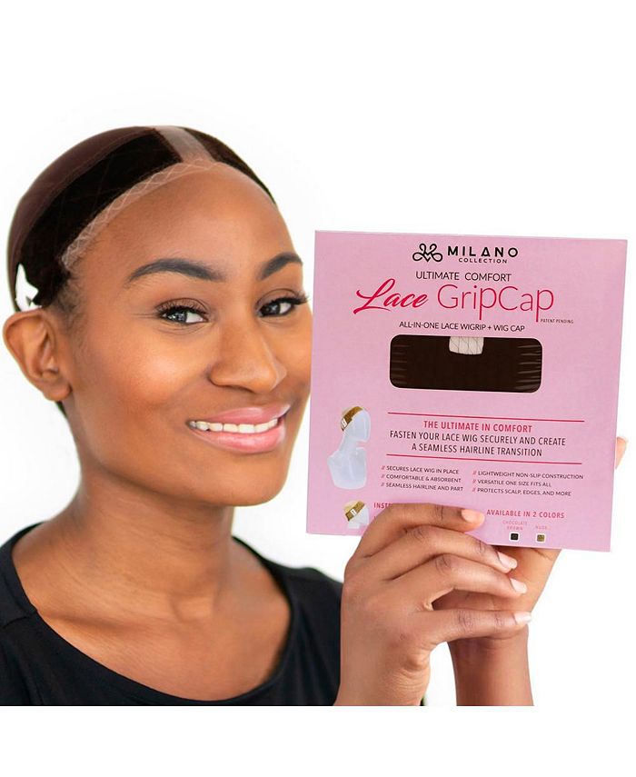Milano Collection Milano Lace GripCap Wig Cap Chocolate Brown - Macy's