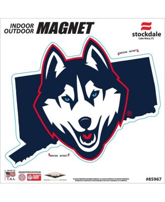 UConn Huskies 6" x 6" State Shape Car Magnet - Macy's