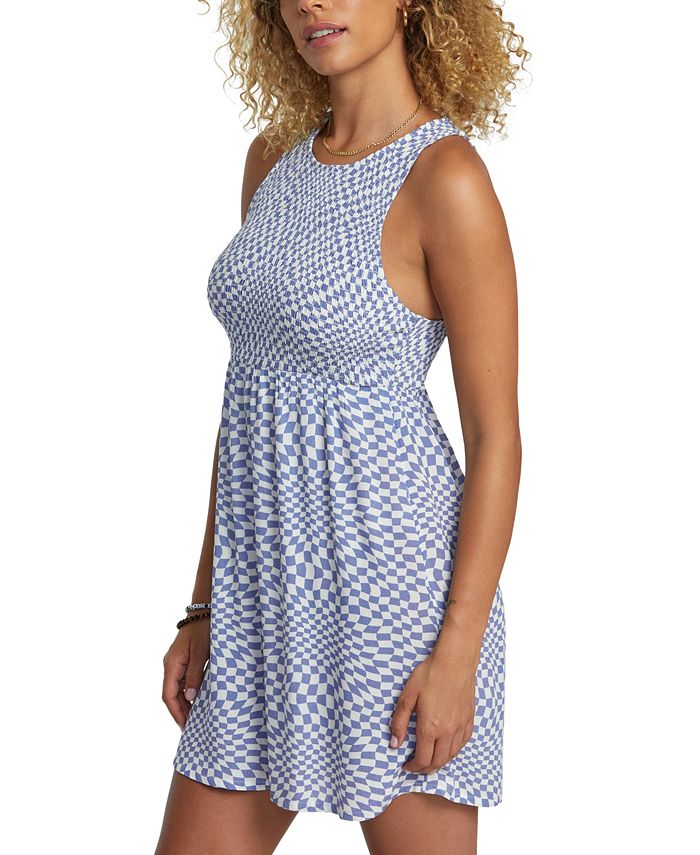 RVCA Juniors' Trigger Printed Mini Dress - Macy's