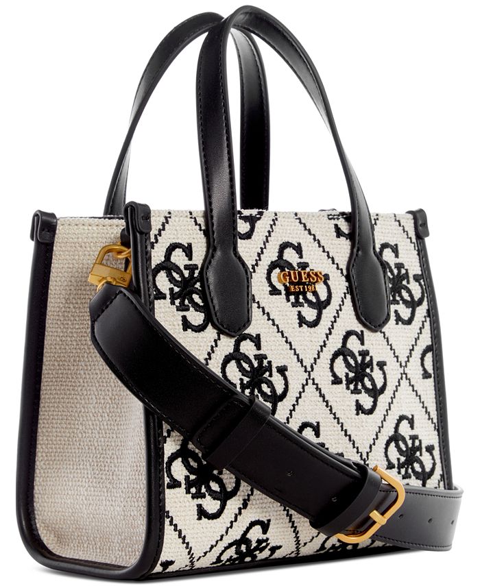 GUESS Silvana Monogram Double Compartment Mini Tote - Macy's