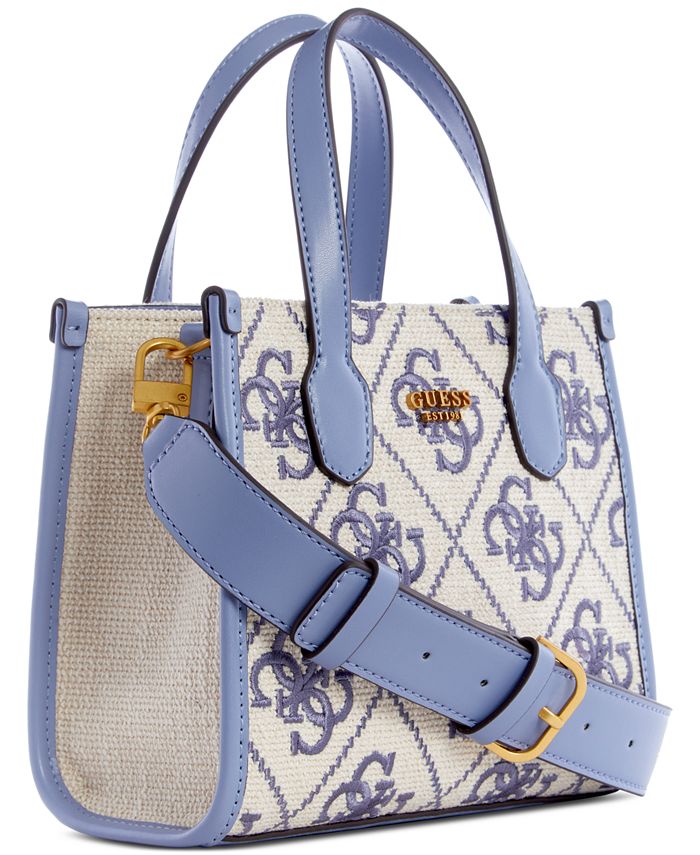 GUESS Silvana Monogram Double Compartment Mini Tote - Macy's