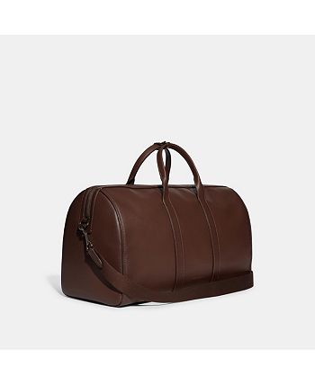 COACH Gotham Glovetan Refined Genuine Leather Duffle Bag - Macy's