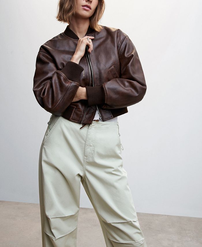 MANGO Women's Parachute Pants - Macy's