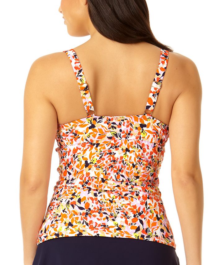Anne Cole Women's Retro Twist Underwire Tankini Top - Macy's
