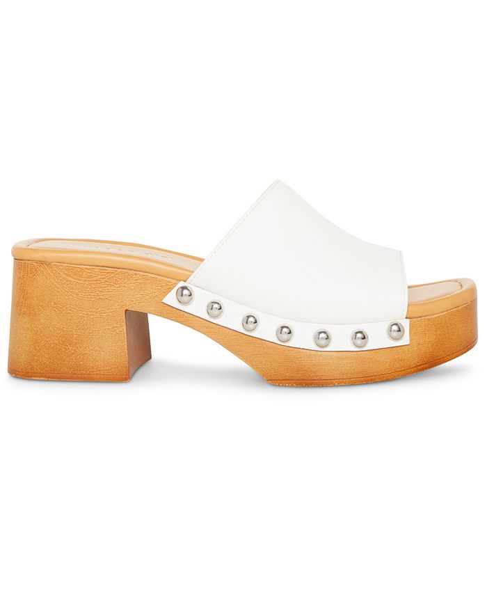 Madden Girl Hilly Slip-On Studded Platform Slide Sandals - Macy's