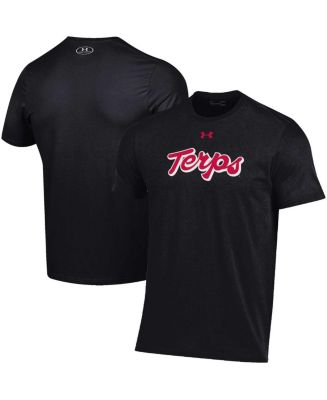 Men's Under Armour Black Maryland Terrapins Script T-shirt - Macy's