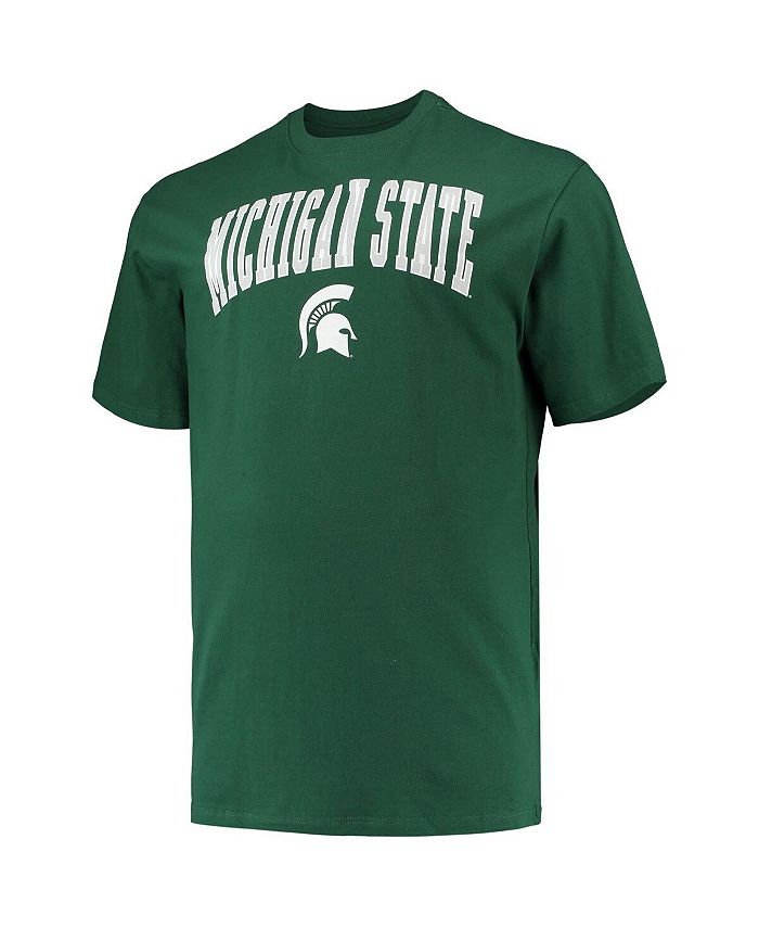 Champion Men's Green Michigan State Spartans Big and Tall Arch Over ...