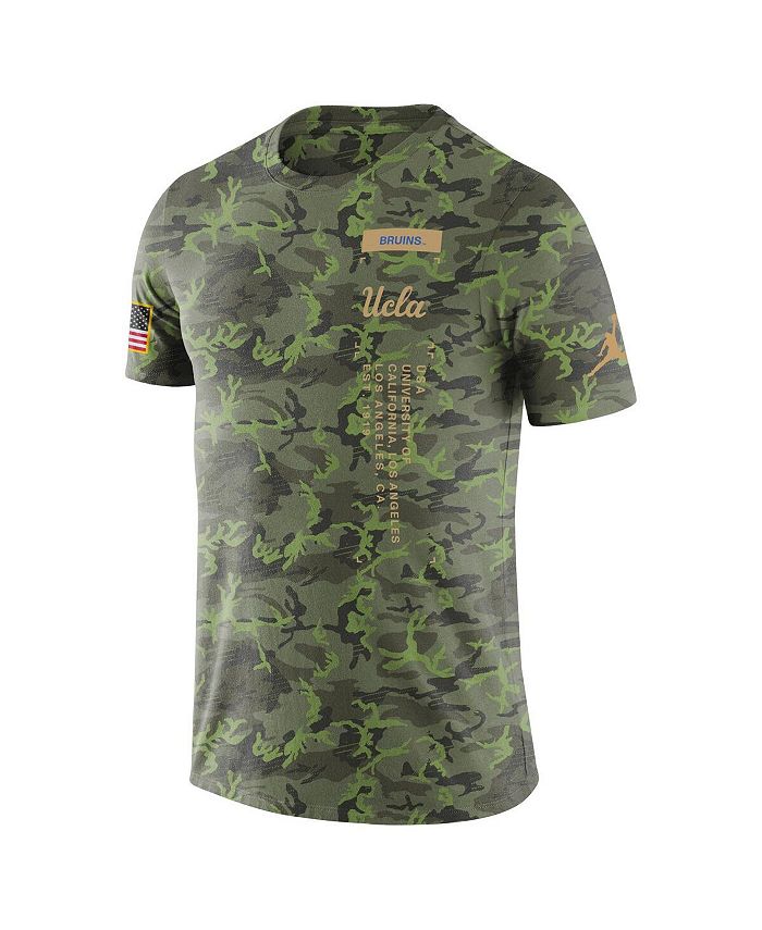 Jordan Men's Camo UCLA Bruins Military-Inspired T-shirt - Macy's