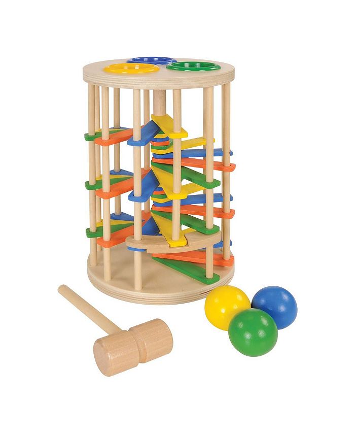 Kaplan Early Learning Wooden Spiral Hammer Tower - Macy's