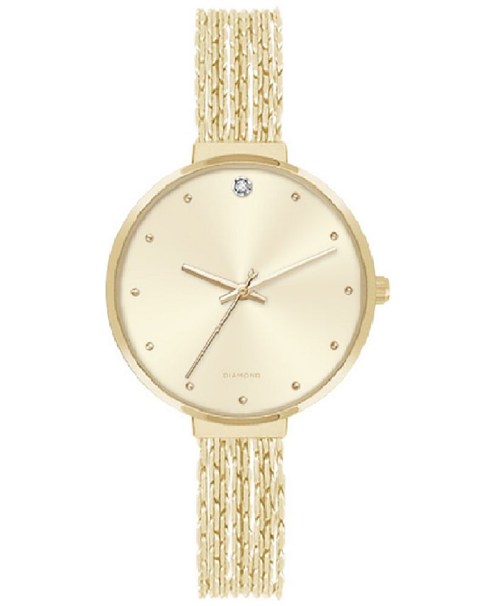 Jessica Carlyle Women's Metal Bracelet Watch 32mm - Macy's