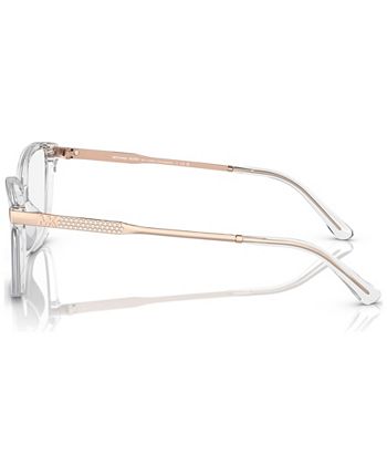 Michael Kors Women's Round Eyeglasses, MK4105BU 54 - Macy's