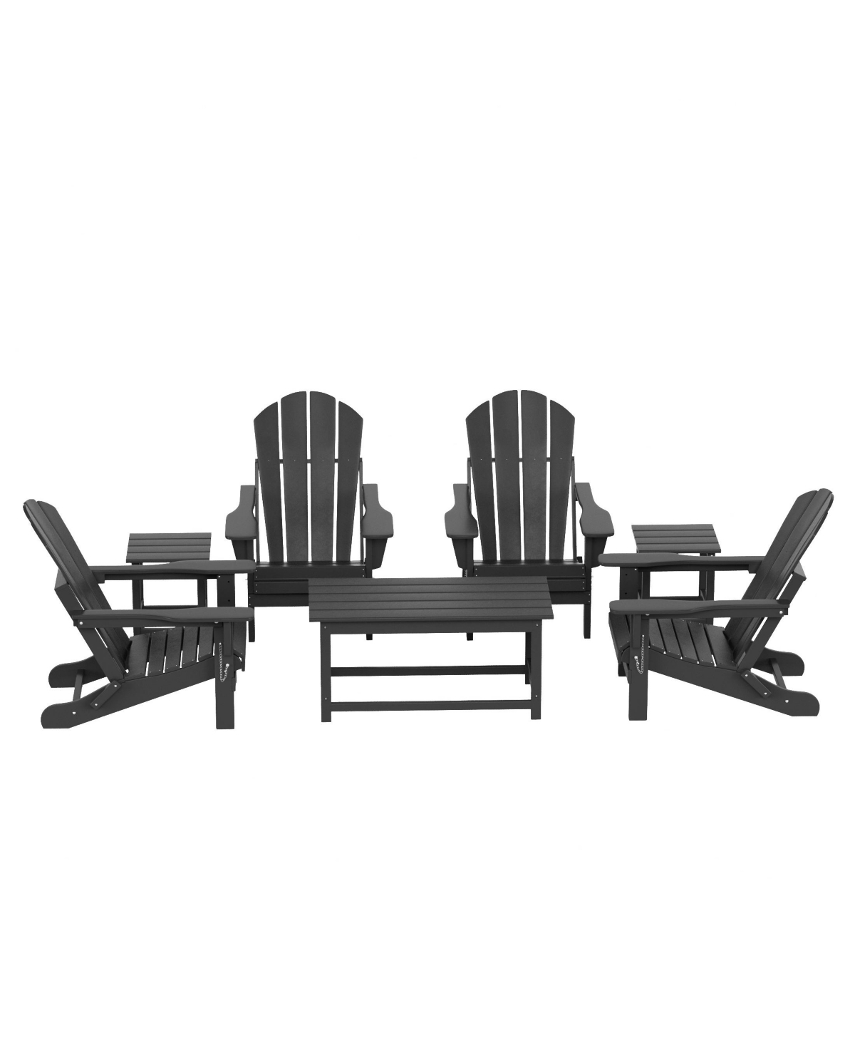 Click here for WestinTrends 7 Piece Set Outdoor Folding Adirondac... prices