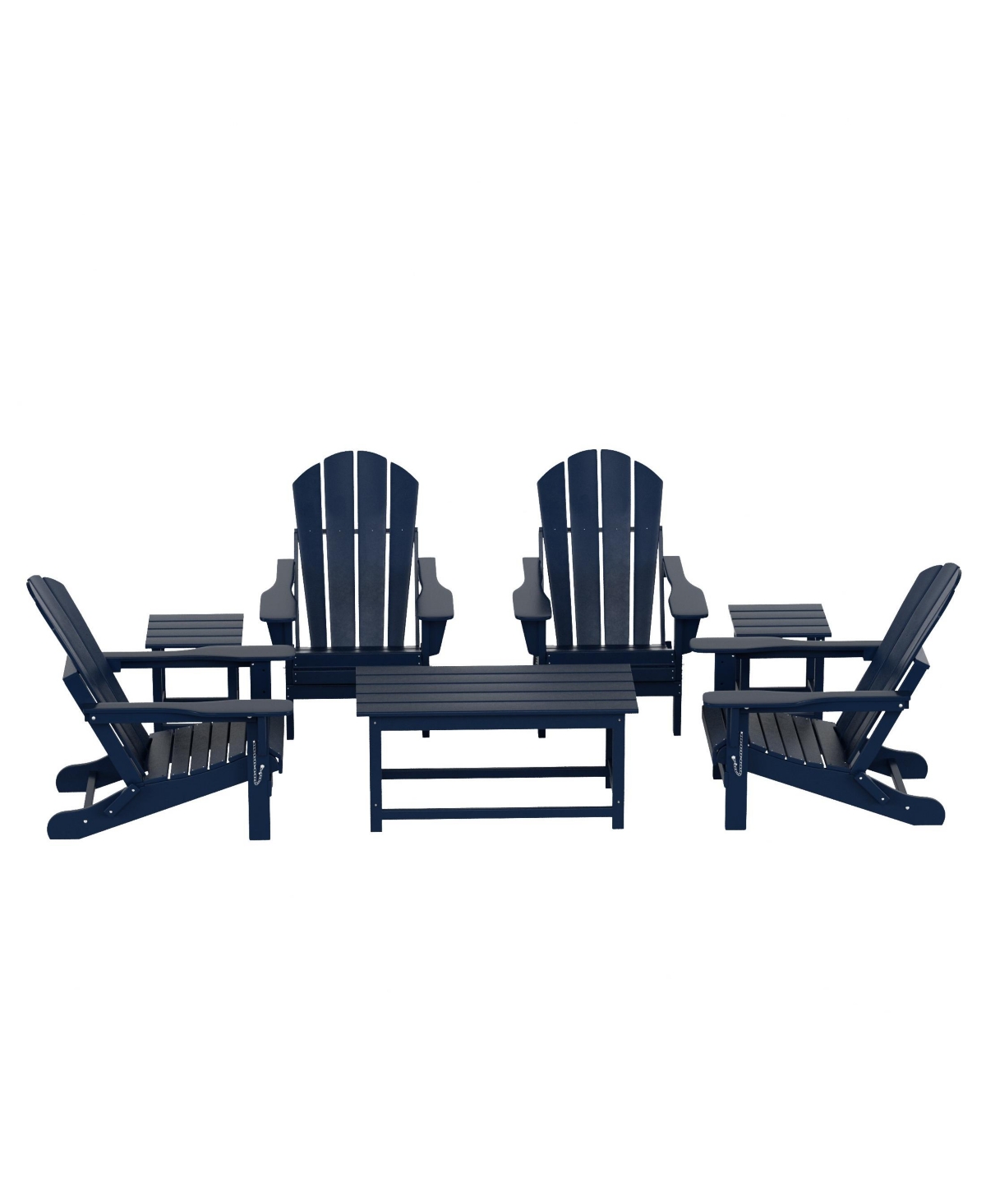 Click here for WestinTrends 7 Piece Set Outdoor Folding Adirondac... prices