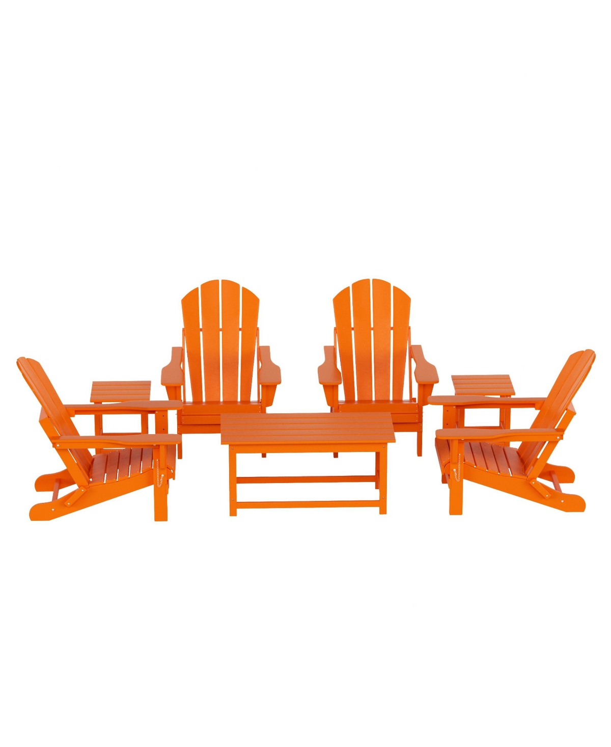 Click here for WestinTrends 7 Piece Set Outdoor Folding Adirondac... prices
