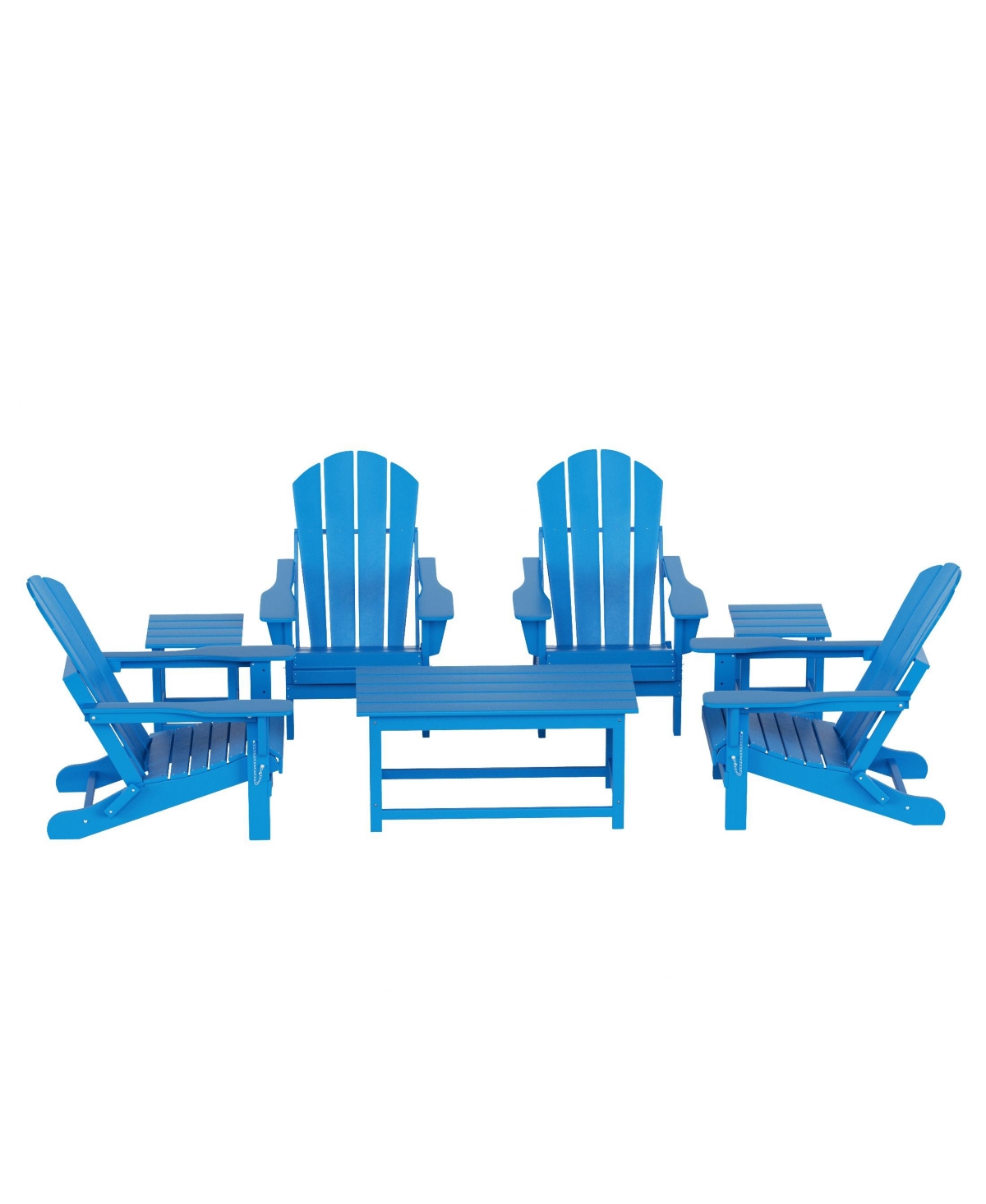 Click here for WestinTrends 7 Piece Set Outdoor Folding Adirondac... prices