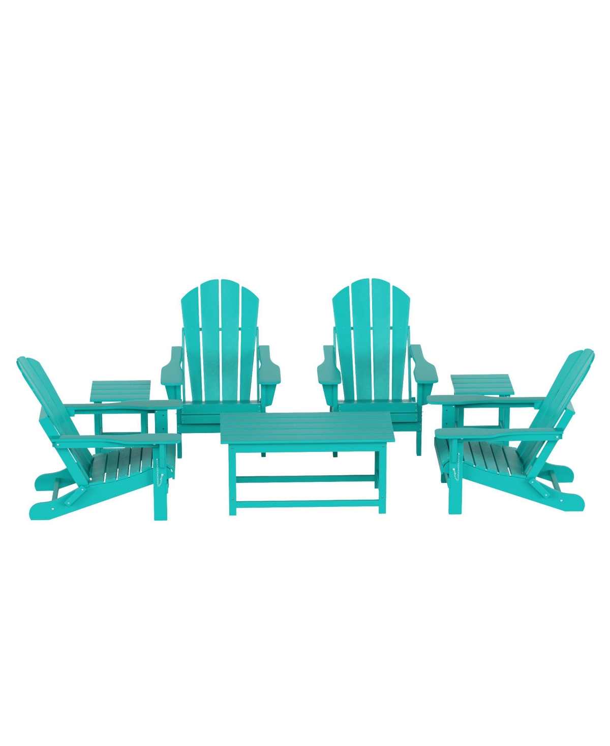 Click here for WestinTrends 7 Piece Set Outdoor Folding Adirondac... prices