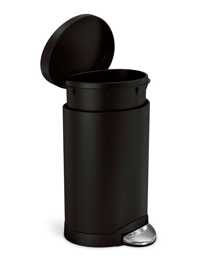 simplehuman 6 Liter Semiround Step Trash Can - Macy's