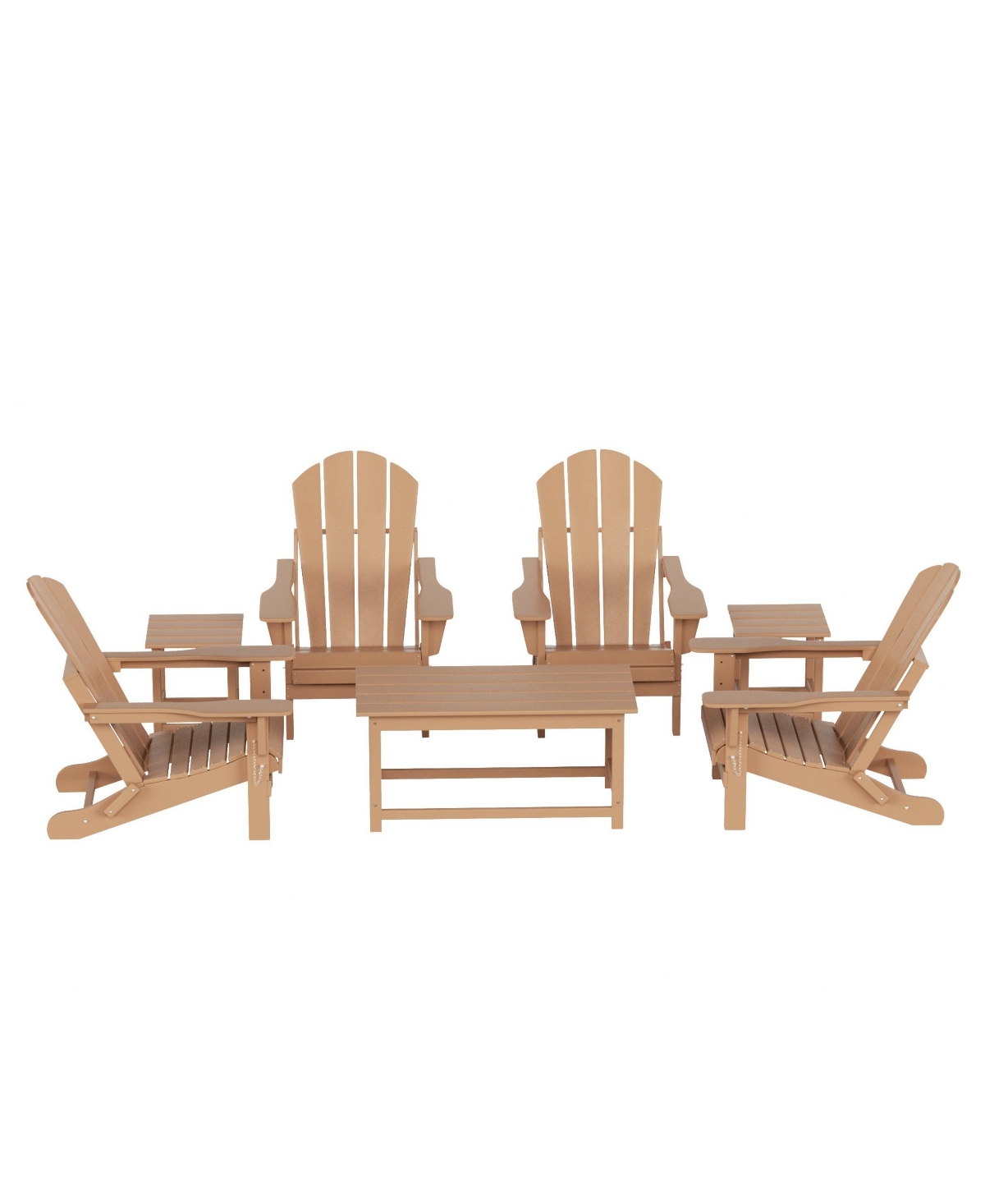 Click here for WestinTrends 7 Piece Set Outdoor Folding Adirondac... prices