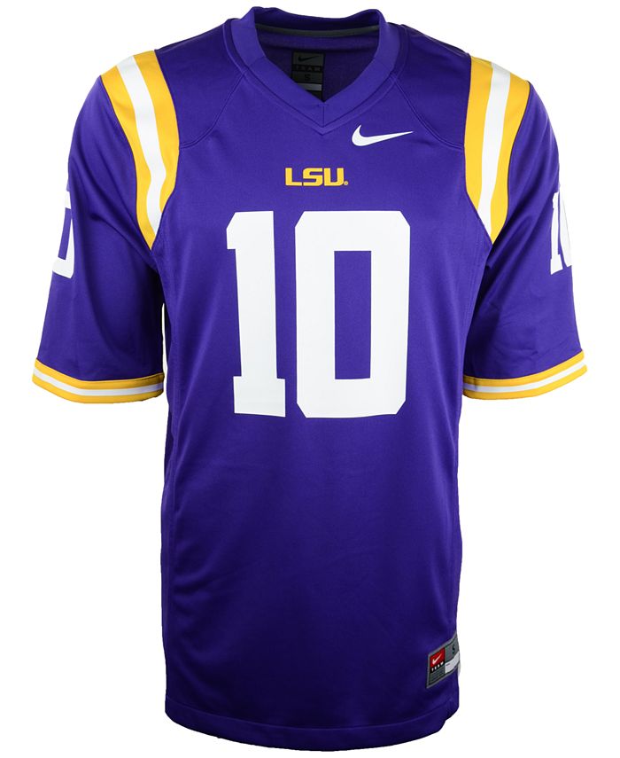 Nike Men's LSU Tigers Replica Football Jersey - Macy's