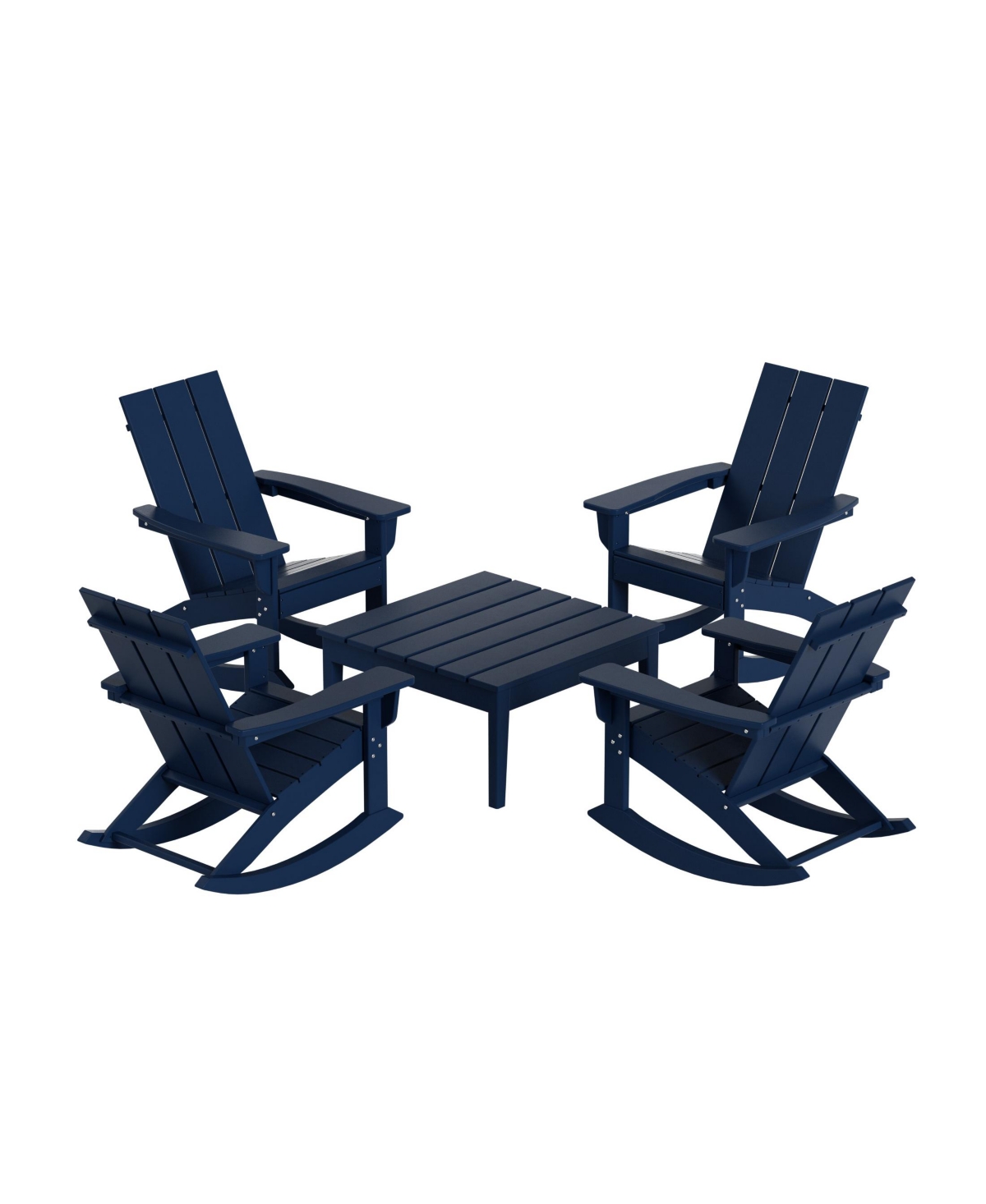 Click here for WestinTrends 5-Piece Modern Adirondack Outdoor Roc... prices