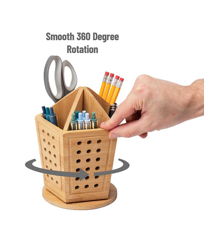 Mind Reader Lattice Collection, 5-Section Pen Accessory Carousel ...