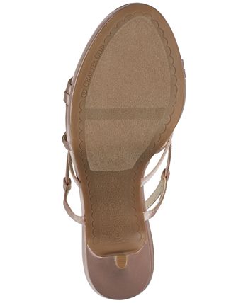 Charter Club Merlot Strappy Slingback Dress Sandals, Created for Macy's ...