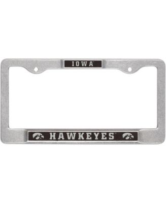 Pewter Iowa Hawkeyes Team Name License Plate Frame - Macy's