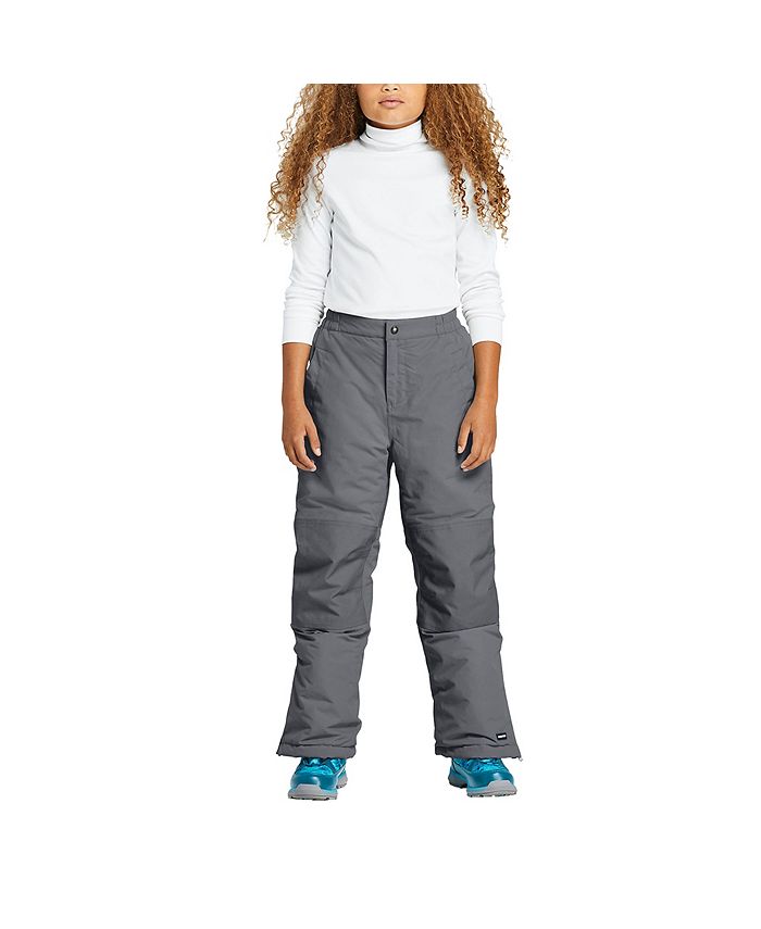 Lands' End Big Girls Slim Squall Waterproof Insulated Iron Knee Winter ...