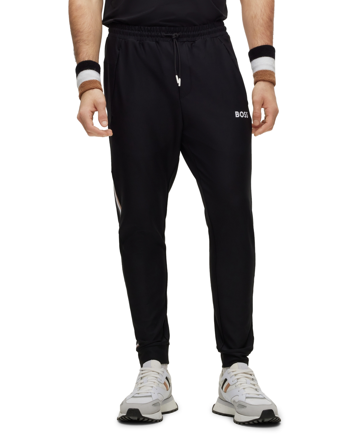 Hugo Boss Boss By X Matteo Berrettini Men's Logo Tracksuit Bottoms In ...