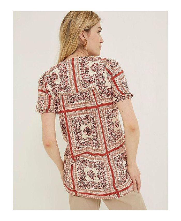 FatFace Women's Women's Lou Bandana Tunic Top - Macy's