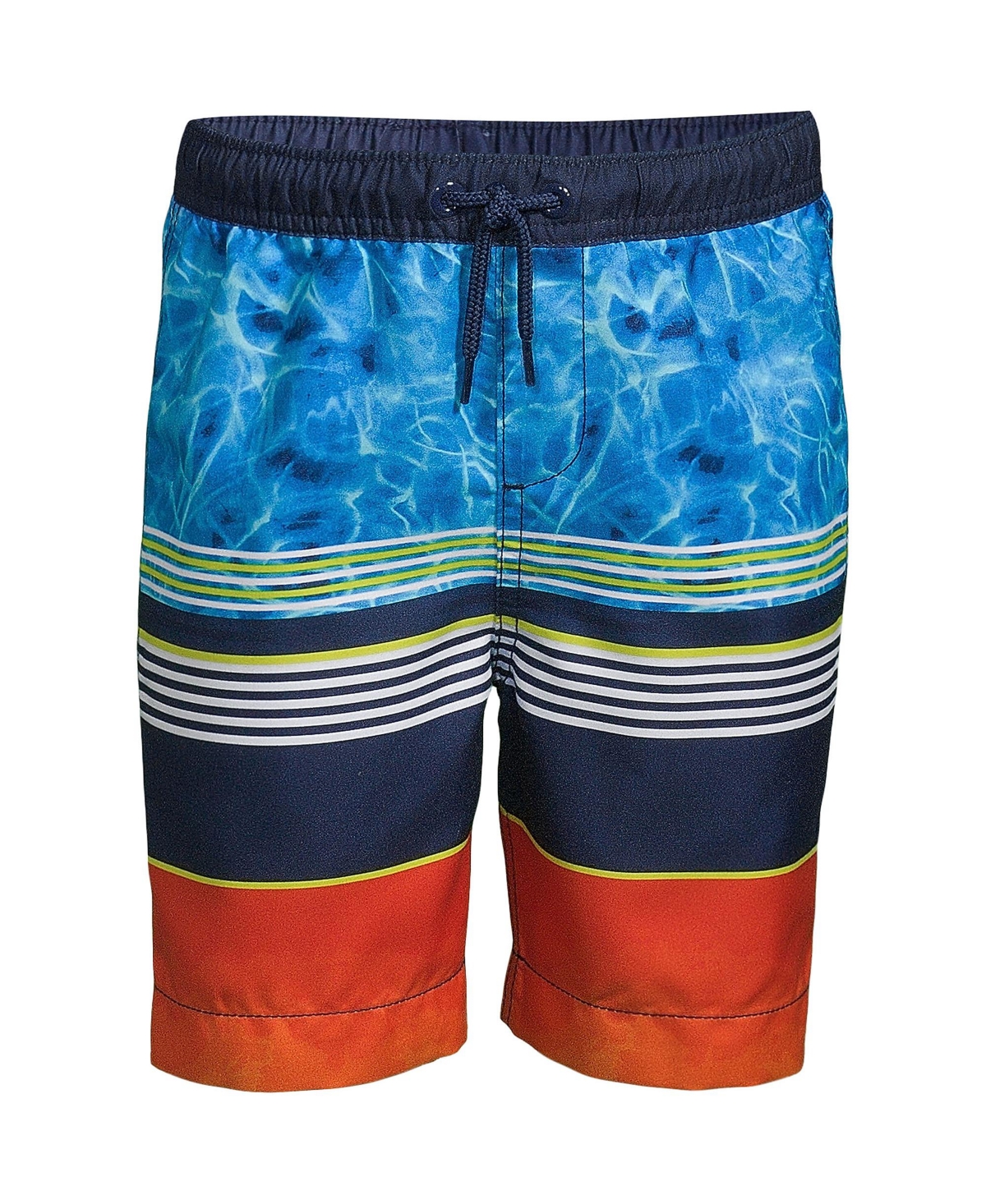 Click here for Lands End Boys Printed Swim Trunks - Multi mixed s... prices