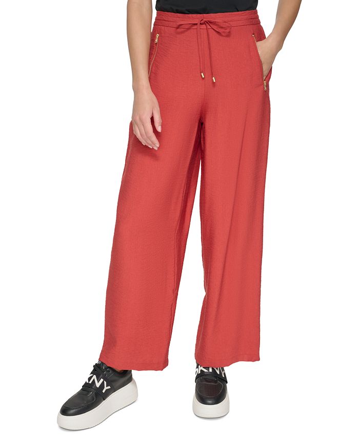 DKNY Women's Pull-On Drawstring Pants - Macy's