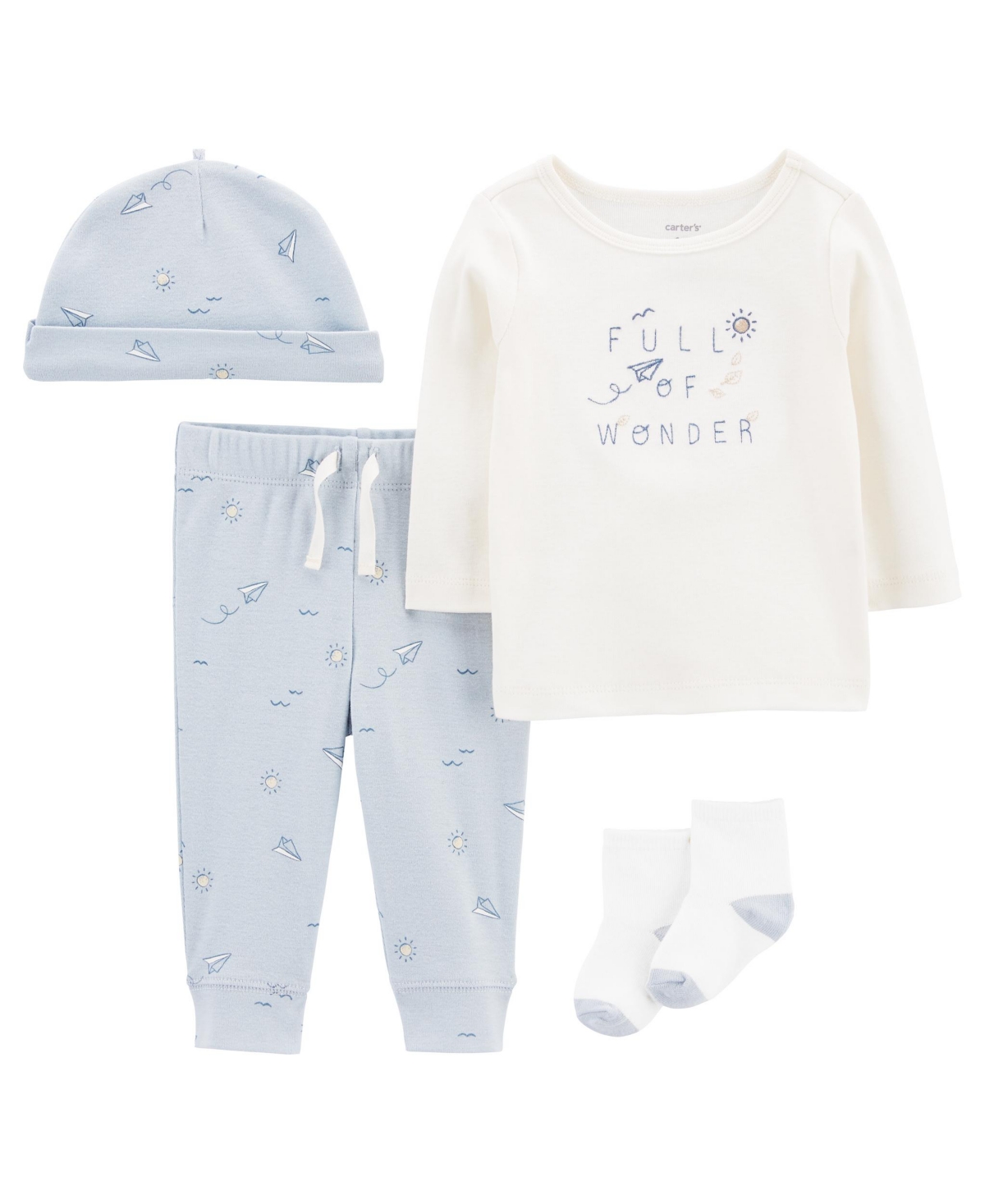 Click here for Carters Baby Boys Take Me Home  4 Piece Set - Blue... prices