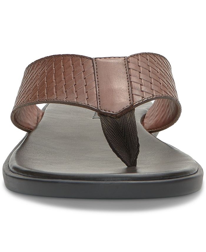 Vince Camuto Men's Waylyn Leather Thong Sandals - Macy's