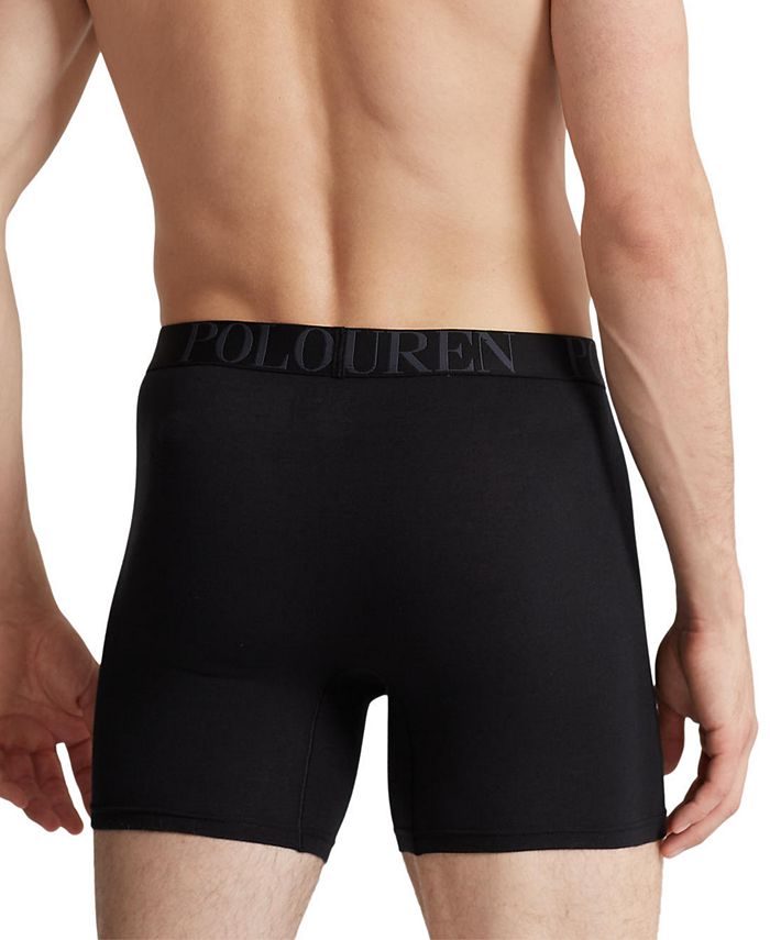 Polo Ralph Lauren Men's 5 Pack Classic Stretch Fit Boxer Briefs + 1 ...