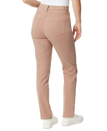 Gloria Vanderbilt Women's Amanda Colored Twill Straight-Leg Jeans - Macy's