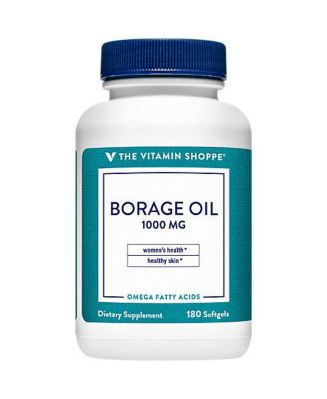The Vitamin Shoppe Borage Oil for Women's Health - Natural Source of ...