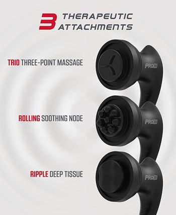 Tzumi PROfit Handheld Multi-Speed Shiatsu Massager - Macy's