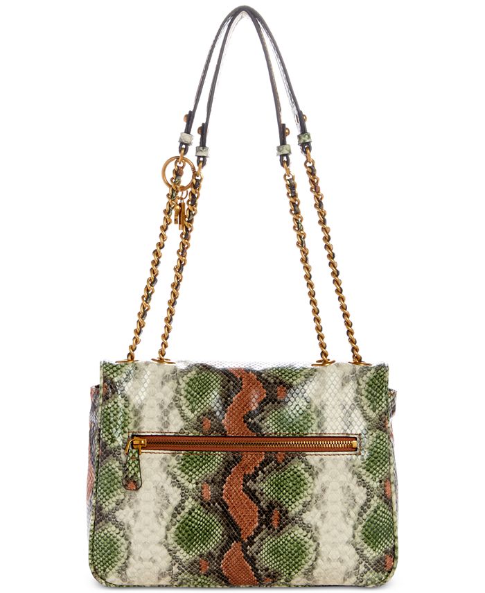 Guess Becci Python Small Convertible Crossbody Macys