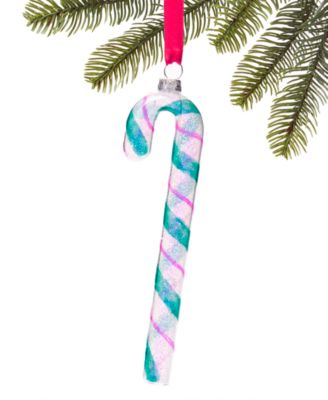 Holiday Lane Sweet Tooth Pink and Green Candy Cane Ornament, Created ...