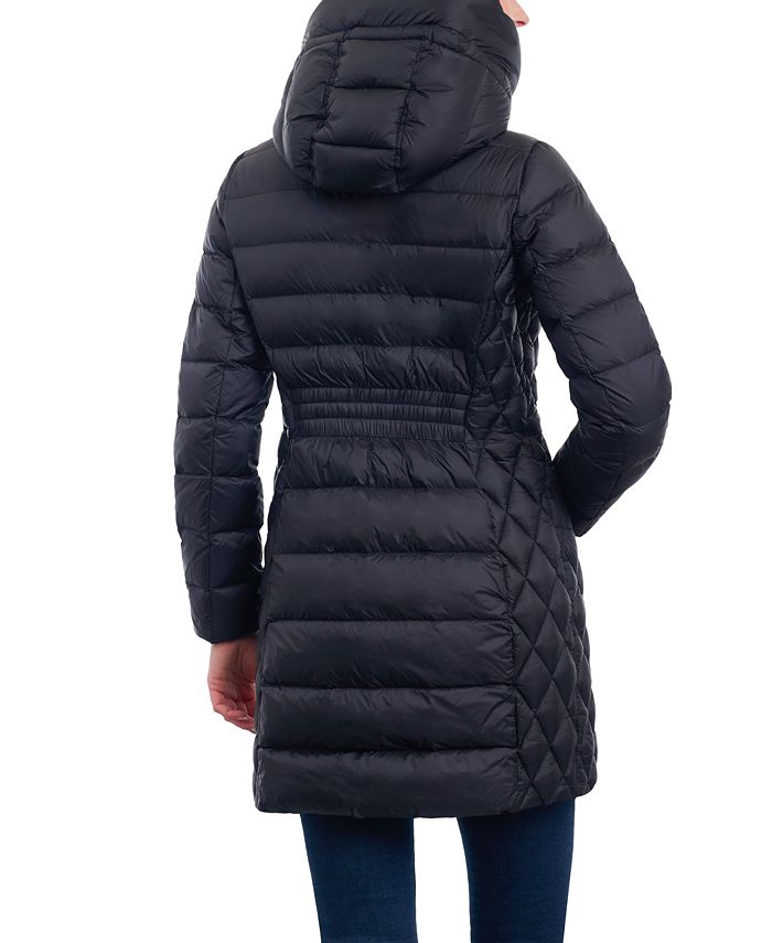 Michael Kors Women's Hooded Down Puffer Coat, Created for Macy's - Macy's