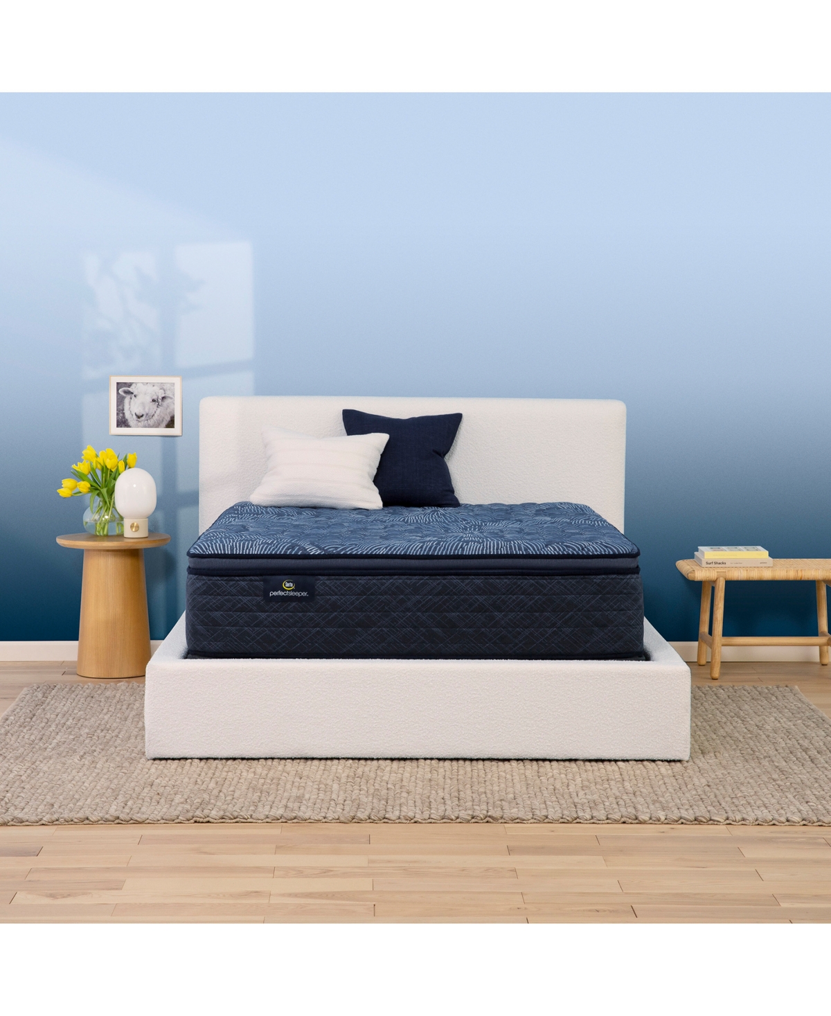 Click here for Serta Perfect Sleeper Cobalt Calm 14 Firm Pillow T... prices