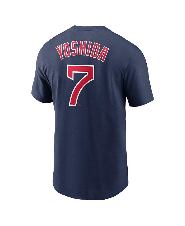 Nike Men's Masataka Yoshida Navy Boston Red Sox Name and Number T-shirt - Macy's