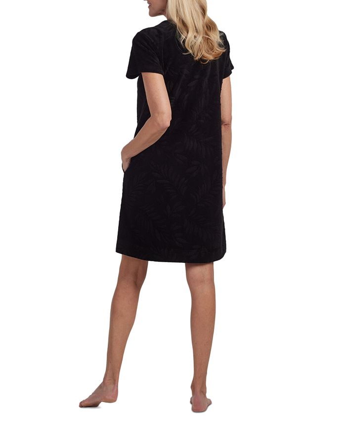 Miss Elaine Women's Short-Sleeve Zip-Front Robe - Macy's