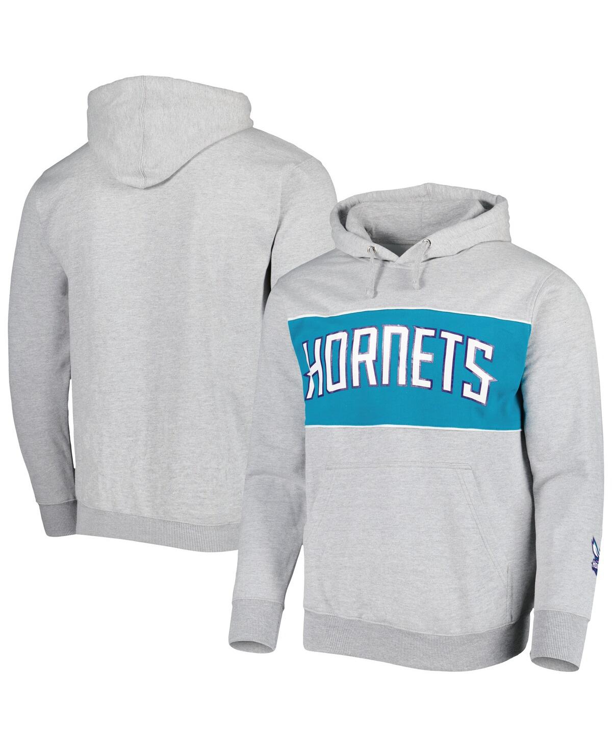 Click here for Mens Fanatics Heather Gray Charlotte Hornets Wordm... prices