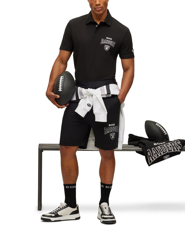 Hugo Boss BOSS by Hugo Boss x NFL Men's Las Vegas Raiders Polo Shirt ...