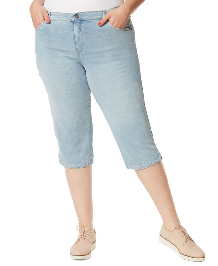Gloria Vanderbilt Plus Size Capri Jeans - Macy's